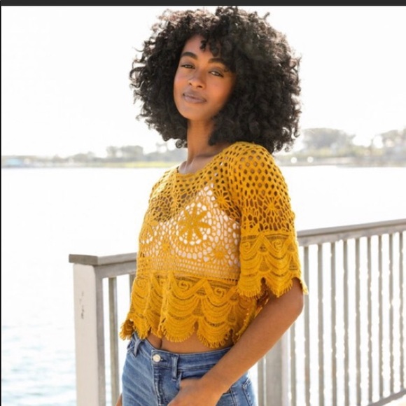 Tops | New Sheek Spring Crochet Crop Tops | Poshmark